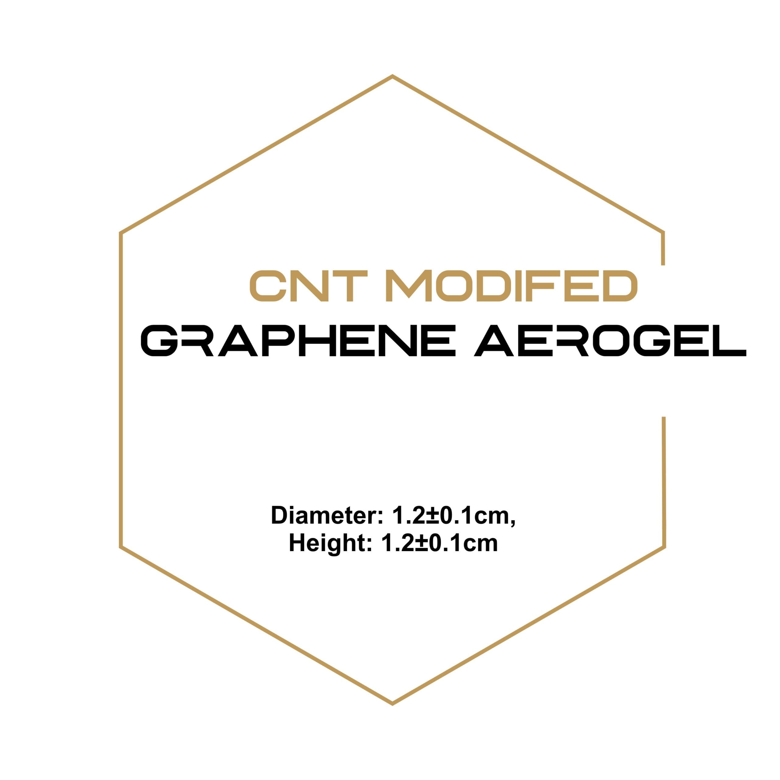Carbon Nanotubes(CNT) Modified Graphene Aerogel, Diameter: 1.2±0.1cm ...