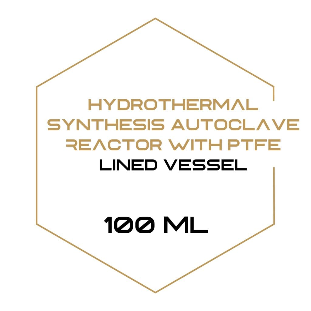 Hydrothermal Synthesis Autoclave Reactor with PTFE Lined Vessel 100 ml ...