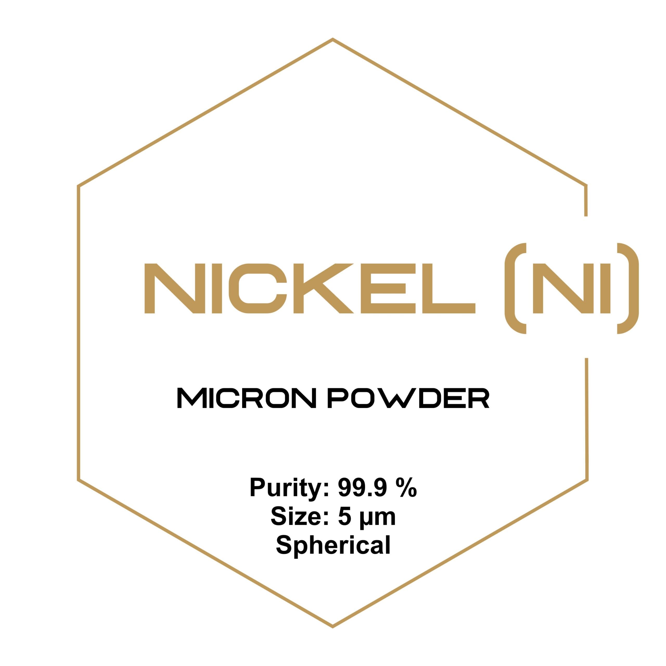 Nickel (Ni) Micron Powder, Purity: 99.9 %, Size: 5 µm, Spherical ...