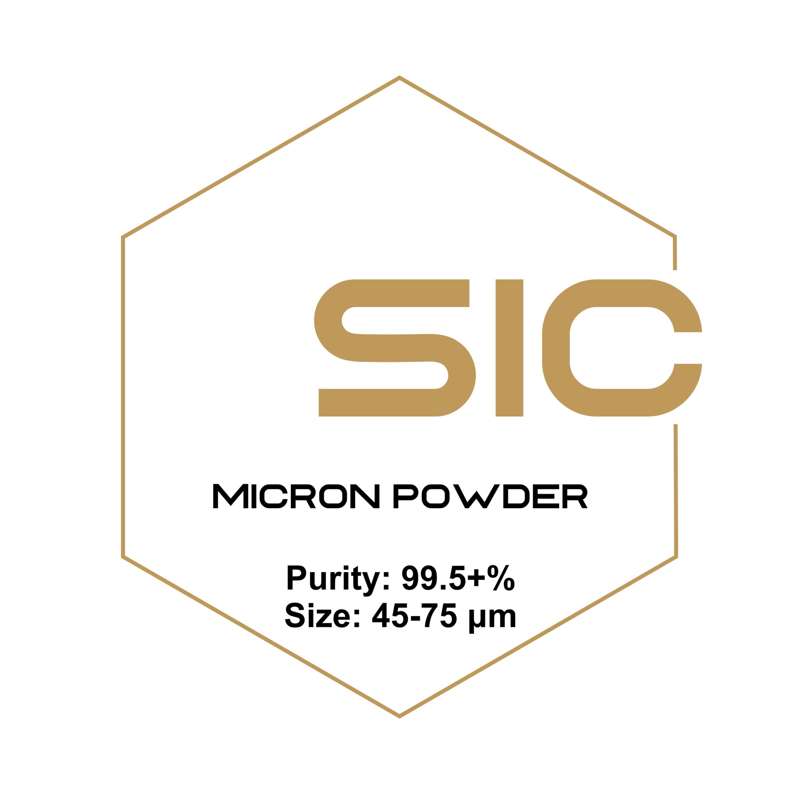 Silicon Carbide (SiC) Micron Powder, Purity: 99.5+%, Size: 45-75 μm ...