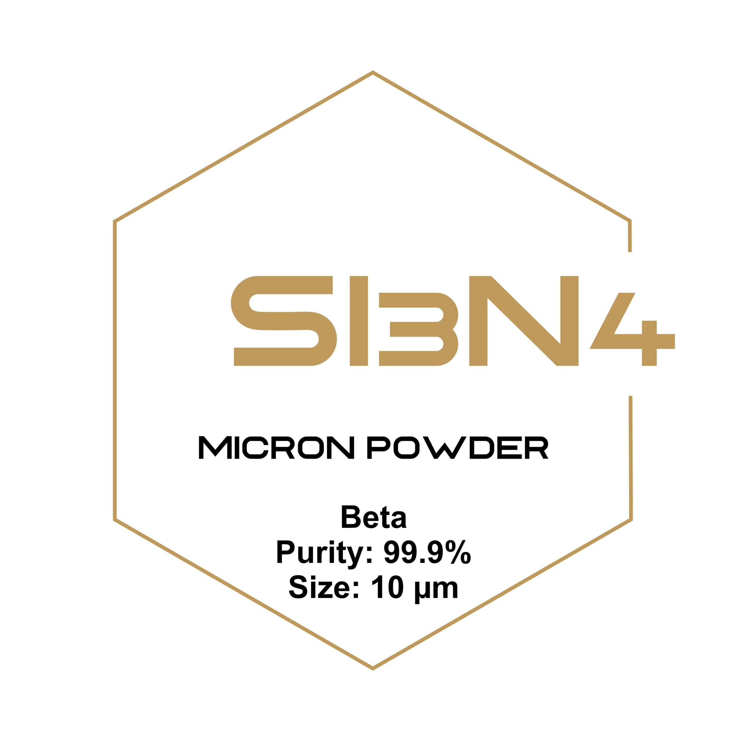 Silicon Nitride (Si3N4) Micron Powder, Beta, Purity: 99.9%, Size: ~10 ...
